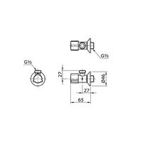 Promo TOTO Stop Valve w/o Flexible Hose / Stop Keran TX277SV1 - Kota ...