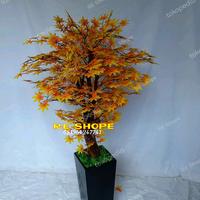 Jual BUNGA PLASTIK/Bunga HIAS ARTIFICIAL/POHON MAPLE JEPANG RIMBUN Daun ...