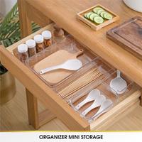 Jual Acrylic Storage Drawer Kotak Laci Organizer Organiser Sendok Dapur ...