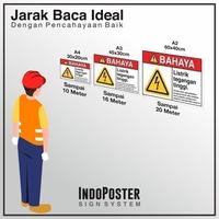 Jual Safety sign K3 PVC ANSI bahaya percikan benda wajib kacamata - XS ...