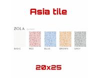 Jual ZOLA GLOSSY UK.20X25 DINDING LANTAI KERAMIK ASIA TILE - GREY ...