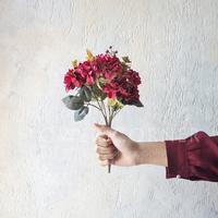 Jual Bunga Artificial Garden Rose Kecil Eucalyptus Rustic Group (B22188 ...