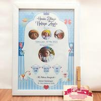 Jual PopUp Frame Baby Born / kelahiran biodata bayi ( Custom Desain ...