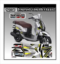 Jual sticker striping sticker yamaha fazzio yamaha fazzio variasi 01 ...