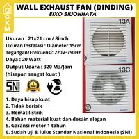 Jual Exhaust Fan SNI Penghisap Udara Kecil Wall Tembok Siuonhata murah ...