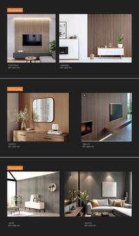 Jual TACO WPC DECO WALL PANEL - SMALL GROOVES 480MM*20MM - STEEL 4010PC ...