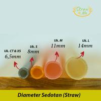 Jual Straw Me Rice Straw / Sedotan Beras - Unwrap in Box Size M (Medium ...