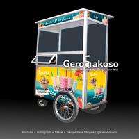 Jual Gerobak Alumunium / Gerobak Dorong / Gerobak Jualan / Gerobak ...