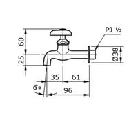 Jual Kran air toto T23b13 atau T23 b13 dan T 23 b13 kran tembok TOTO ...