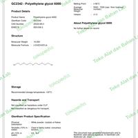 Jual PEG 6000 (Polyethylene glycol 6000), 100 gram - Kab. Bogor - Toko ...