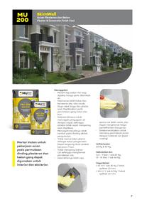 Jual Mortar Utama MU-200 SkimWall Acian Plaster & Beton 40kg - Tokped ...