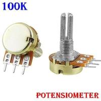 Jual Potensiometer Potensio meter Mono Linear 1K 2K 5K 10K 20K 50K 100K ...