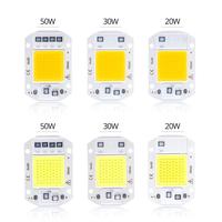 Jual COB LED Chip 220V 10W 20W 30W 50W Smart IC No Need Driver Bulb - Cool White, 50W - Kota ...