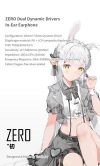 Promo TruthEar x Crinacle ZERO RED / ZERO Dual Dynamic Driver Earphone IEM - Blue 2 NO MIC Cicil ...