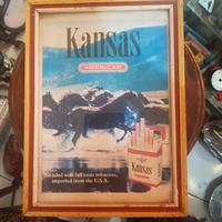 Jual Poster iklan rokok jadul Kansas plus frame - Jakarta Selatan ...