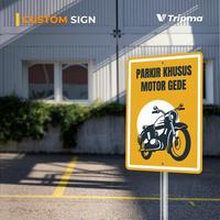 Jual Rambu Rambu Custom - Sign Custom 30cm x 20cm - Kota Bandung ...