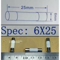 Jual Sekering AC Fuse Keramik 10A 6x25 mm sekring ceramic 250V sikring ...