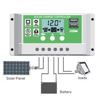 Jual SCC PWM Solar Charge Controller LCD LED Display 10A 20A 30A - Kota Tangerang - ITOKOTOO ...