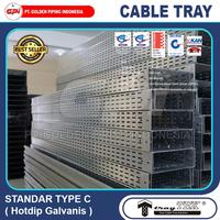 Jual Cable Tray Type C - H100mm, Width 100 s/d 1000mm Hotdip Galvanized ...