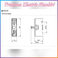 Jual HANYOUNG NUX RUMAH FUSE HOLDER HY-F15-1A 1P 1 POLE 250V 250VAC INCLUDE FUSE GLASS 1A 2A 3A ...