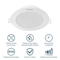 Jual Lampu Downlight Plafon LED Philips 10W 4000K PHILIPS Downlight ...