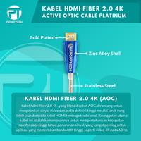 Promo Kabel HDMI Fiber Optic Aktive. Versi 2.0- 4k Ultra HD ProffTech ...