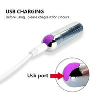 Jual Mini bullet usb rechargeable alat pijat 10 mode getar - Hitam ...