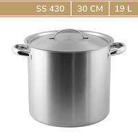Promo Panci Stainless Steel Besar BIMA Morganware Stockpot 19 Liter ...
