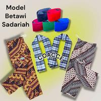 Jual Setelan Celana Batik Betawi Sadariah Dapat Selendang Sarung dan ...