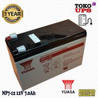 Jual Battery aki accu kering ups 12v 7Ah YUASA NP7-12 Buatan Indonesia - Bubble+Kayu - Jakarta ...