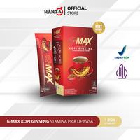 Promo Kopi G-MAX - Kopi Gingseng Penambah Stamina - Kopi Penambah Gairah Pria - 1 Box Isi 10 ...
