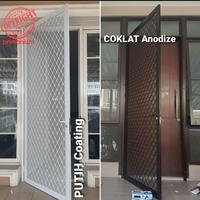 Jual Pintu Expanda dengan Kawat Nyamuk baja coating - Putih - Kota ...