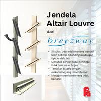 Jual Rangka Jendela Nako Modern BREEZEWAY 152MM LOUVRE WINDOW 9 BLADE ...