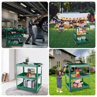 Promo ISKU Troli Bengkel Rak 3 Susun Trolly Trolley Besi rak kerja ...