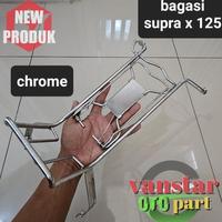 Jual bagasi supra x 125 new batman bahan besi warna chrome - Kab ...