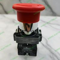 Jual Emergency Stop Push Button 22mm LAY5-BS542 1NC Push Lock FORT ...