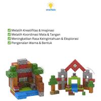 Promo Premium Magnetic Building 4D Cubes DIY / Magnetik 3D Puzzle Balok ...