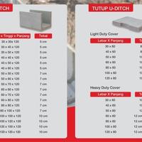 Jual U-DITCH 100x100x120 BETON K-350 UDIT YUDIT UDITH - Kab. Bogor ...
