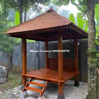 Jual gazebo kayu 2x2 / gazebo kayu jati / gazebo minimalis - Jakarta ...