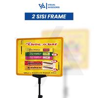 Promo Standing Pop Up Frame A4 / Standing Frame Promosi / Tiang Frame ...