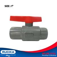 Jual PVC Ball Valve RUCIKA 1 Inch DN 25 Polos Stop Kran PVC 1" - Jakarta Selatan - Solusi Total ...