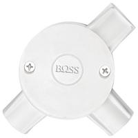 Promo [NEW] Circular Surface Box (Tee Dus) Conduit PVC - BOSS - 2 way I ...