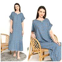 Jual BAJU TIDUR DASTER RAYON SEMATA KAKI LONG BUSUI ADEM BANYAK MOTIF ...