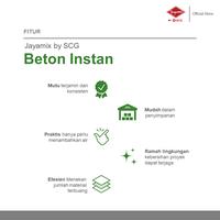 Promo Jayamix by SCG Mortar Screed Beton Instan [43 Sak] - K250, Jawa ...