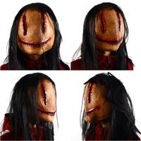 Jual Topeng Pesta Halloween Premium Bloddy Face Seram Hantu Momo Mask ...