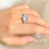 Promo Cincin Aiko Ring Perhiasan Tunangan Lamaran Kawin Fancy Wedding Elegant Engagement Married ...