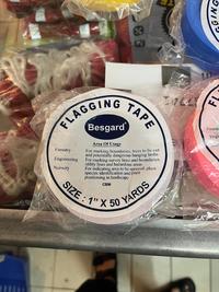 Jual FLAGGING TAPE 1"×50m PITA SURVEY 1"×50m TERMURAH WARNA LENGKAP BASGARD - Putih - Jakarta ...