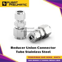 Jual 12mm x 10mm Reducer Union Connector Tube 12mm x 10mm Stainless ...