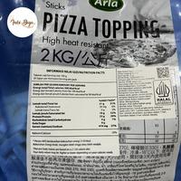 Jual Arla Pizza Topping Stick 2kg / arla keju parut mozzarella shredded ...