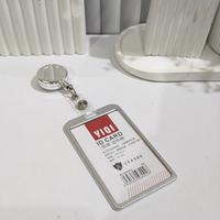 Jual (1SET) TEMPAT ID CARD ALUMINIUM BESI KUAT NAME TAG KANTOR ANEKA ...